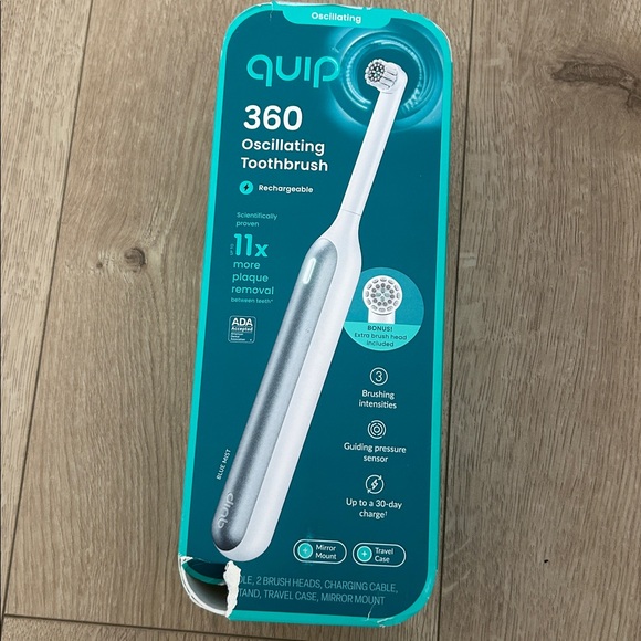 QUIB | Bath | Quip 36 Oscillating Rechargeable Toothbrush Set Come With ...